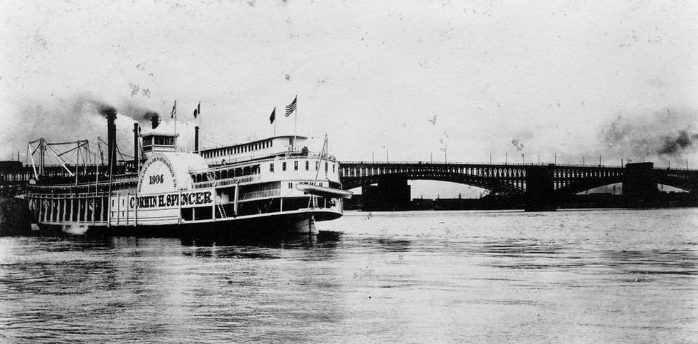 Mississippi and Ohio Rivers Paddle Steamers